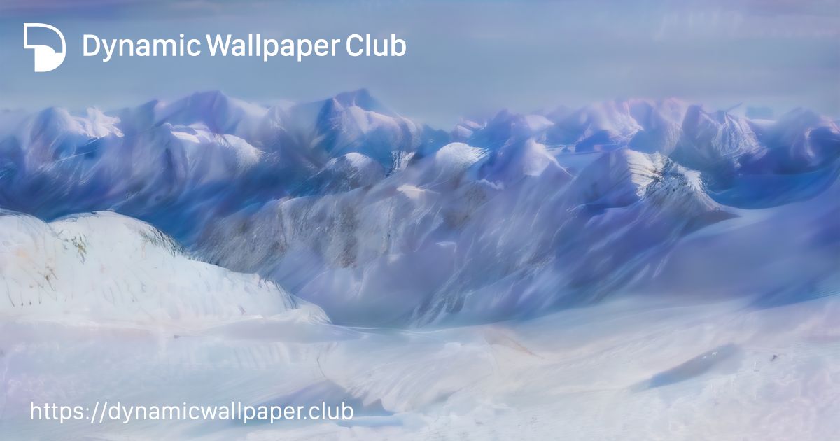 MOUNTaiNS - Dynamic Wallpaper Club